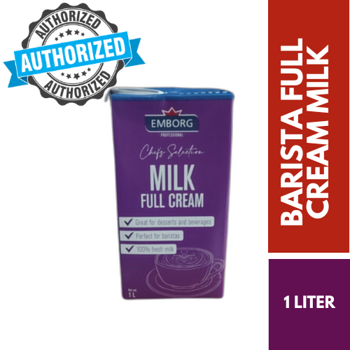 Emborg Full Cream Milk Chef's Selection 1L x1 and x3 Carton Pack ...