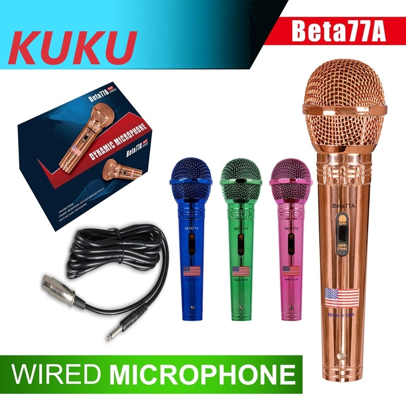 Moosor Wired Microphone Professional Handheld Wired Dynamic Microphone ...