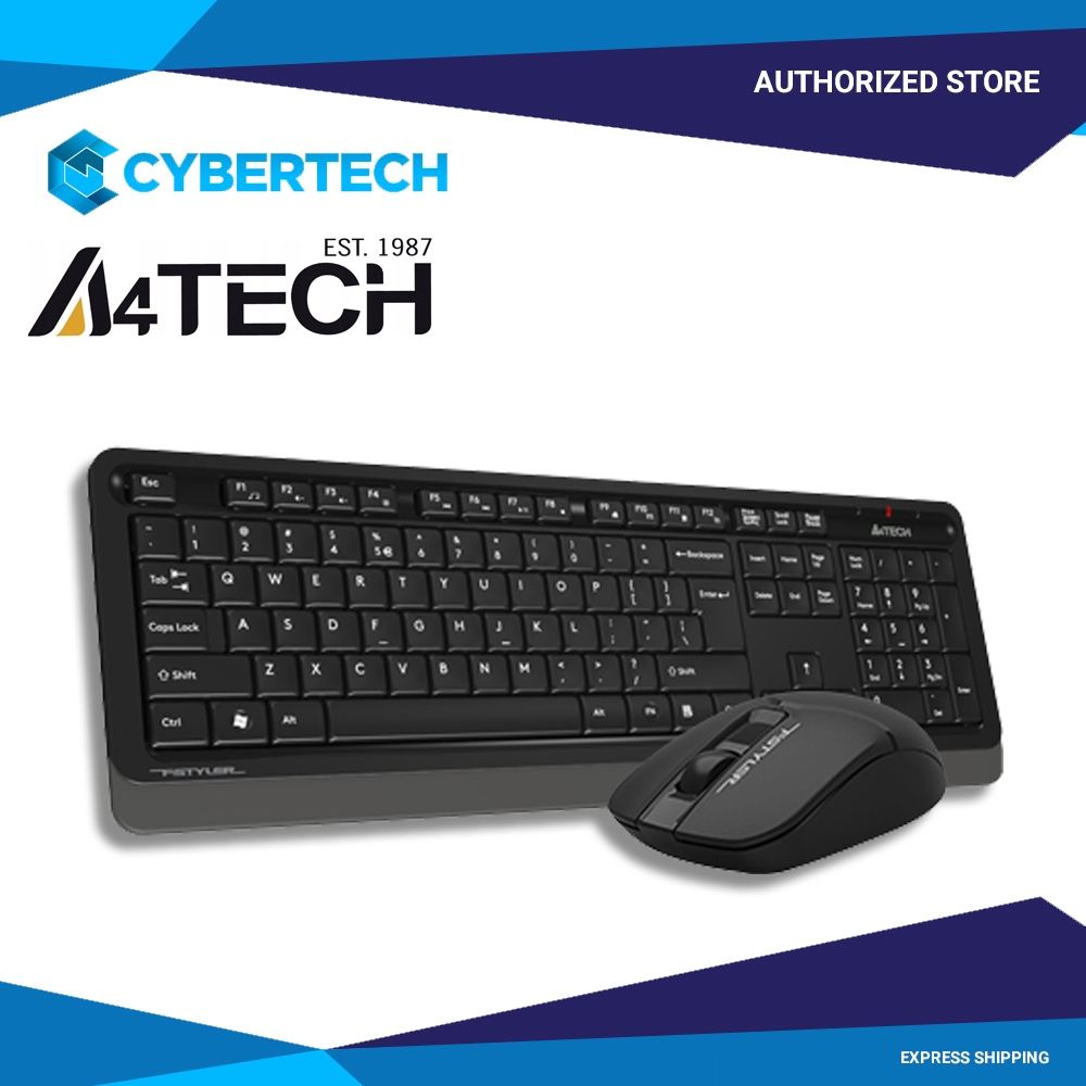 A4Tech FG1012 2.4G Wireless Keyboard and Mouse Desktop Set | Shopee ...