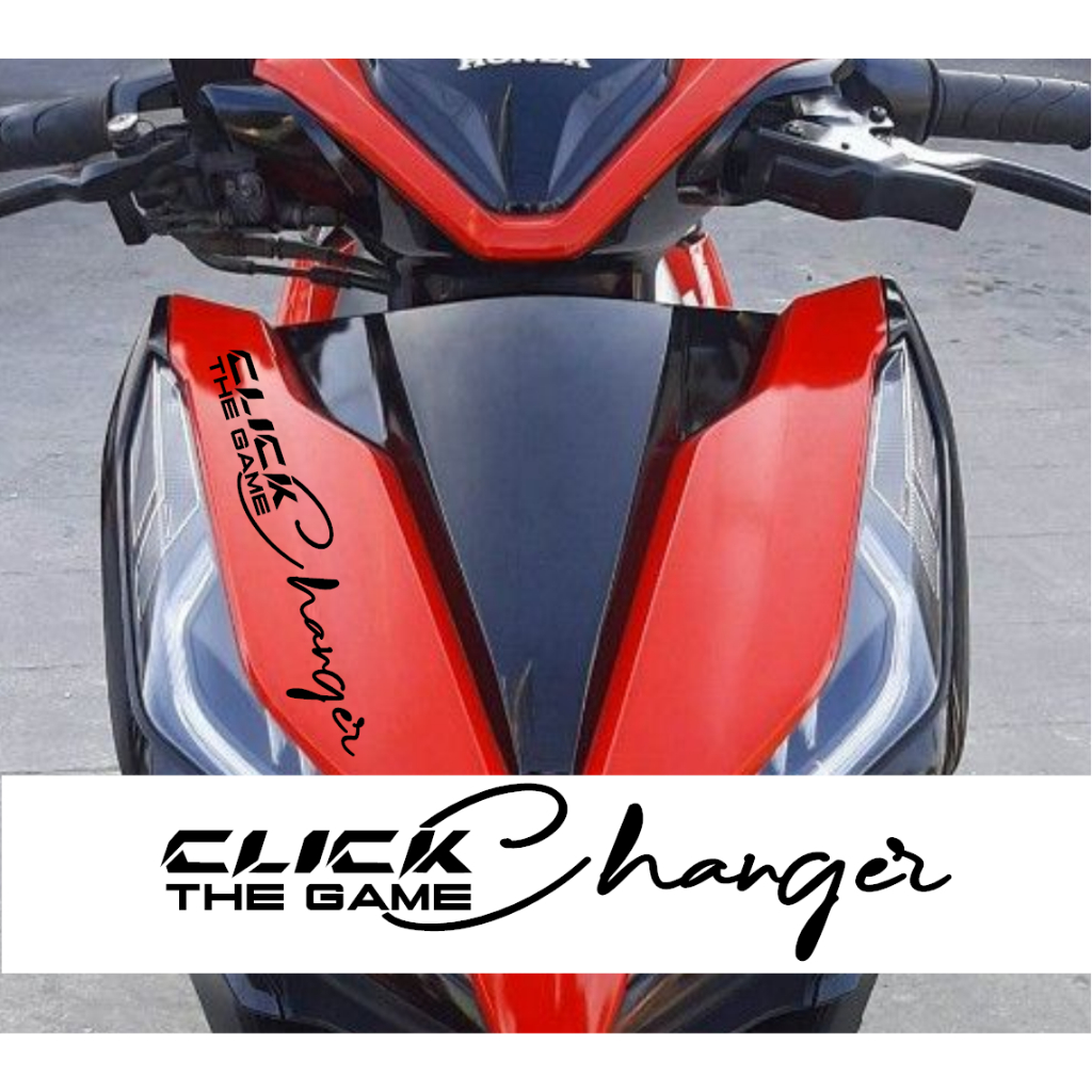 Honda Click Game Changer Sticker decals | Shopee Philippines