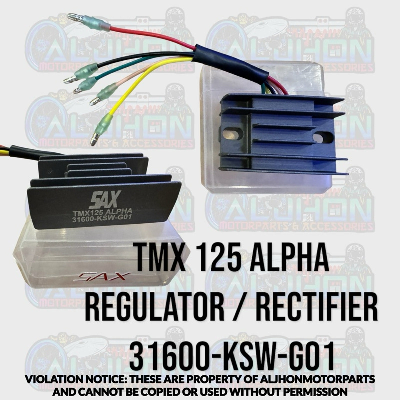 TMX125 RECTIFIER / REGULATOR SAX BRAND | Shopee Philippines