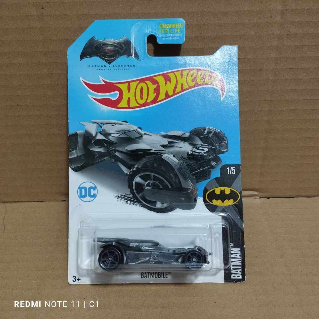 Hot Wheels Batman V Superman - Batmobile (Gray) Batman Series | Shopee ...