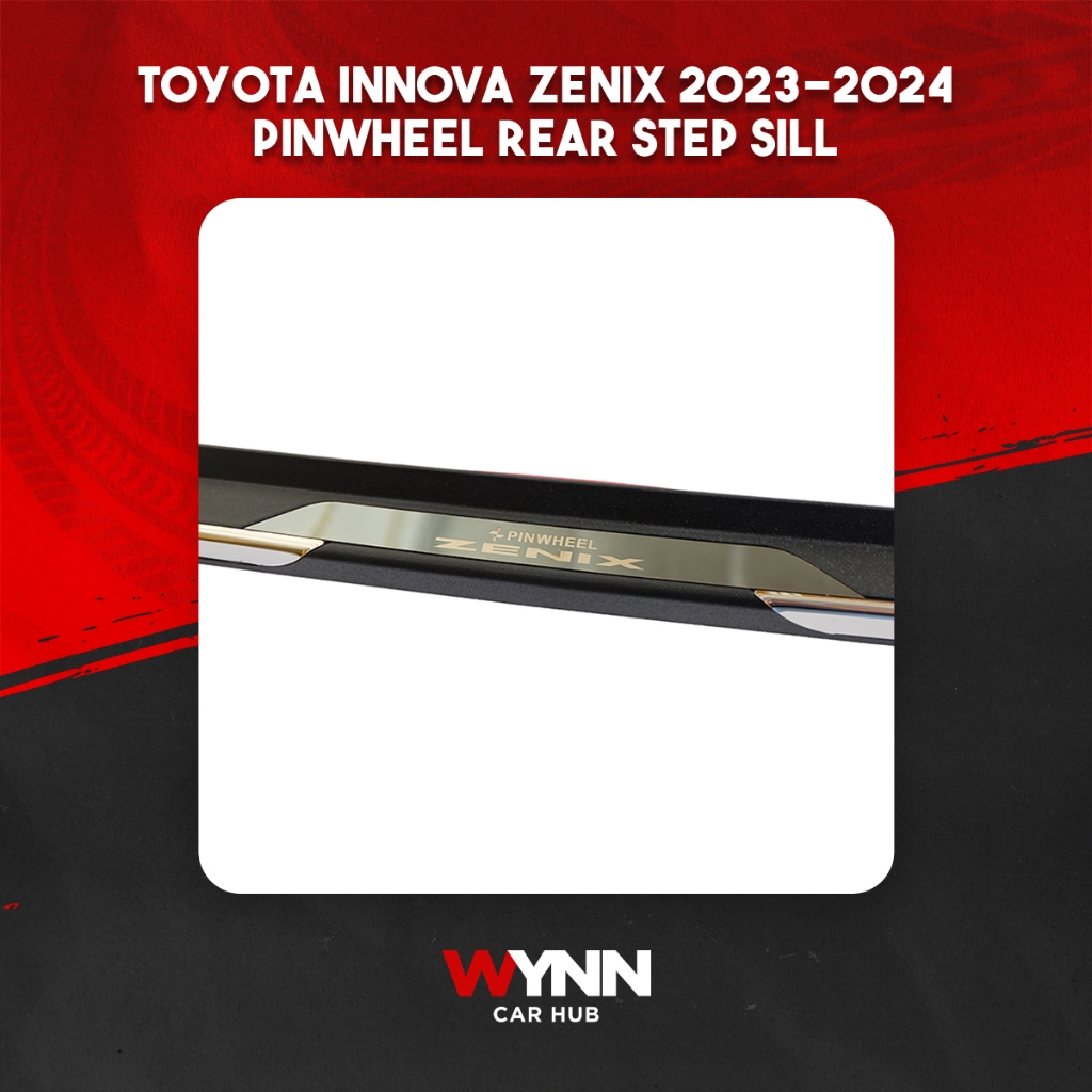 Toyota Innova Zenix 2023-2024 Pinwheel Rear Step Sill | Shopee Philippines