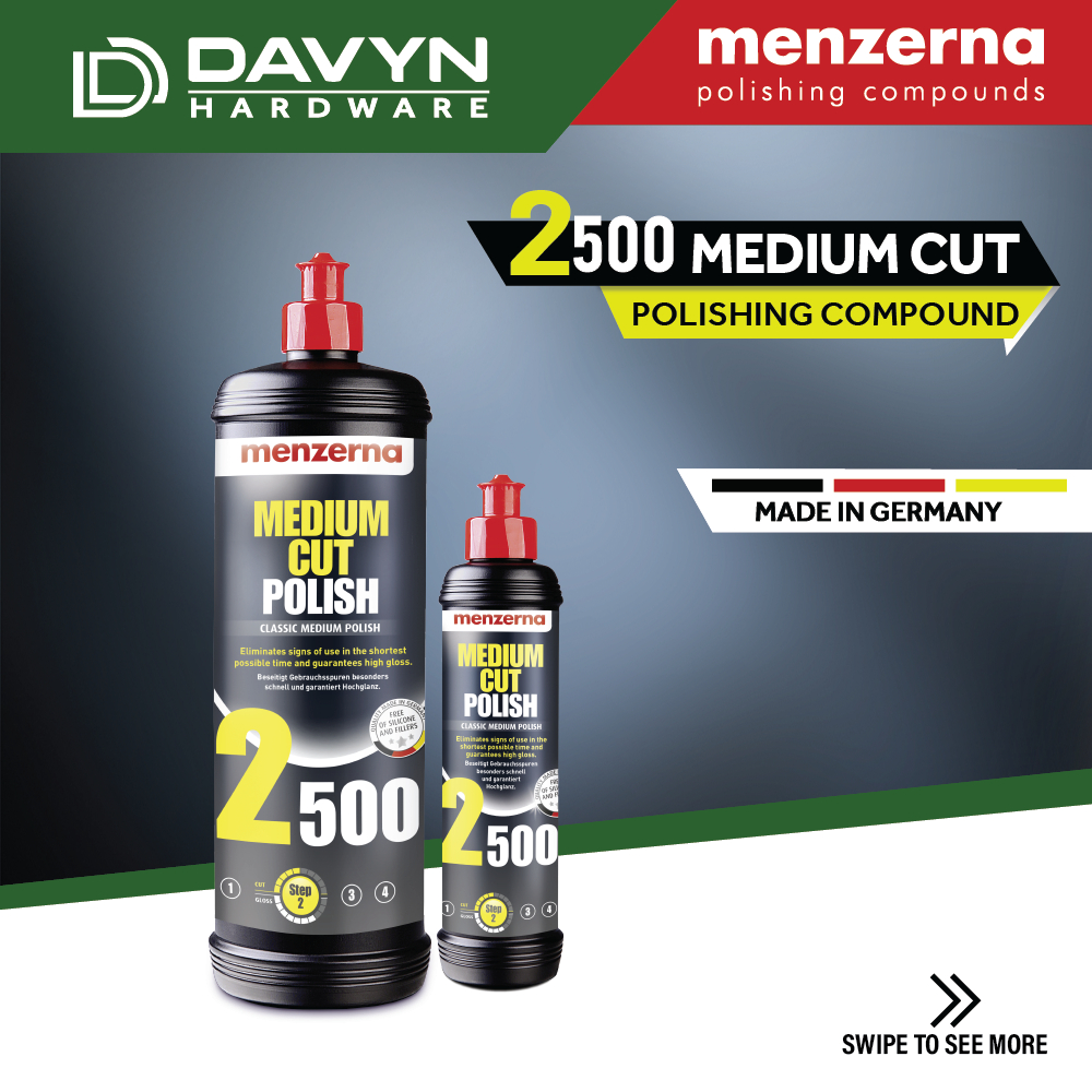 MENZERNA Medium Cut Polish 2500 - Step 2 | 250ml | 1L | Shopee Philippines