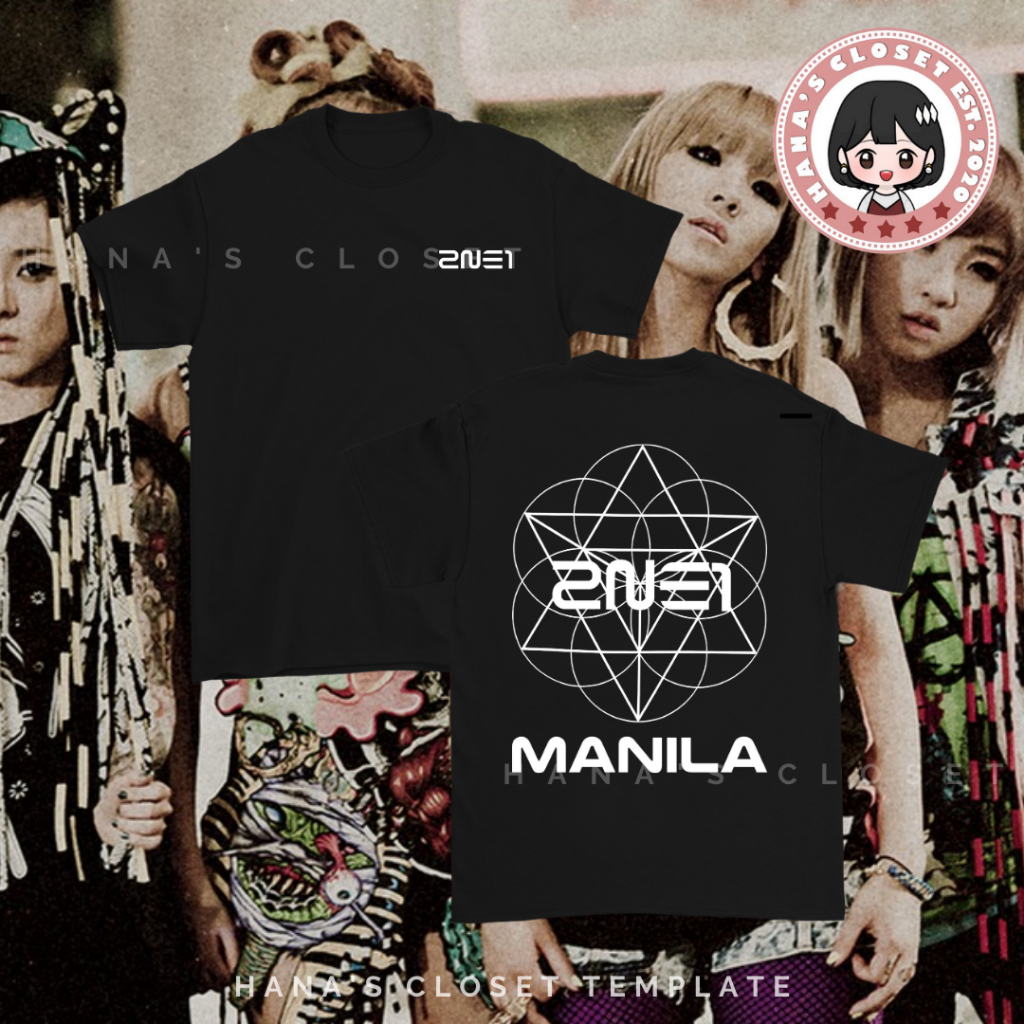 2NE1 LOGO WELCOME BACK CONCERT Customized Inspired T Shirt | Shopee ...
