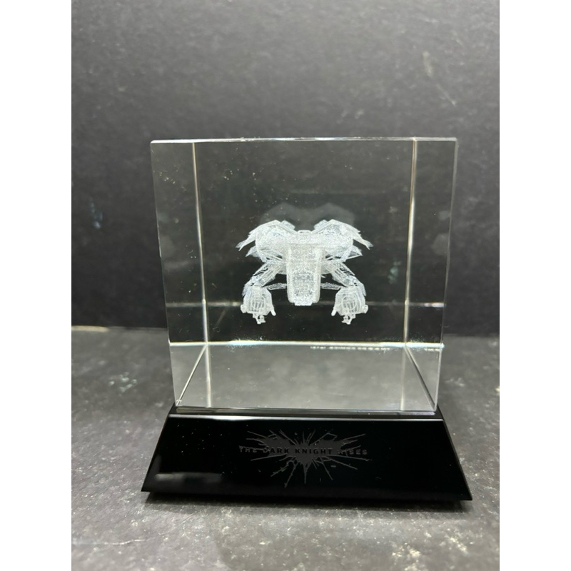 DC Batman Dark Knight Rises Bat Glass Laser Etching Cube | Shopee ...