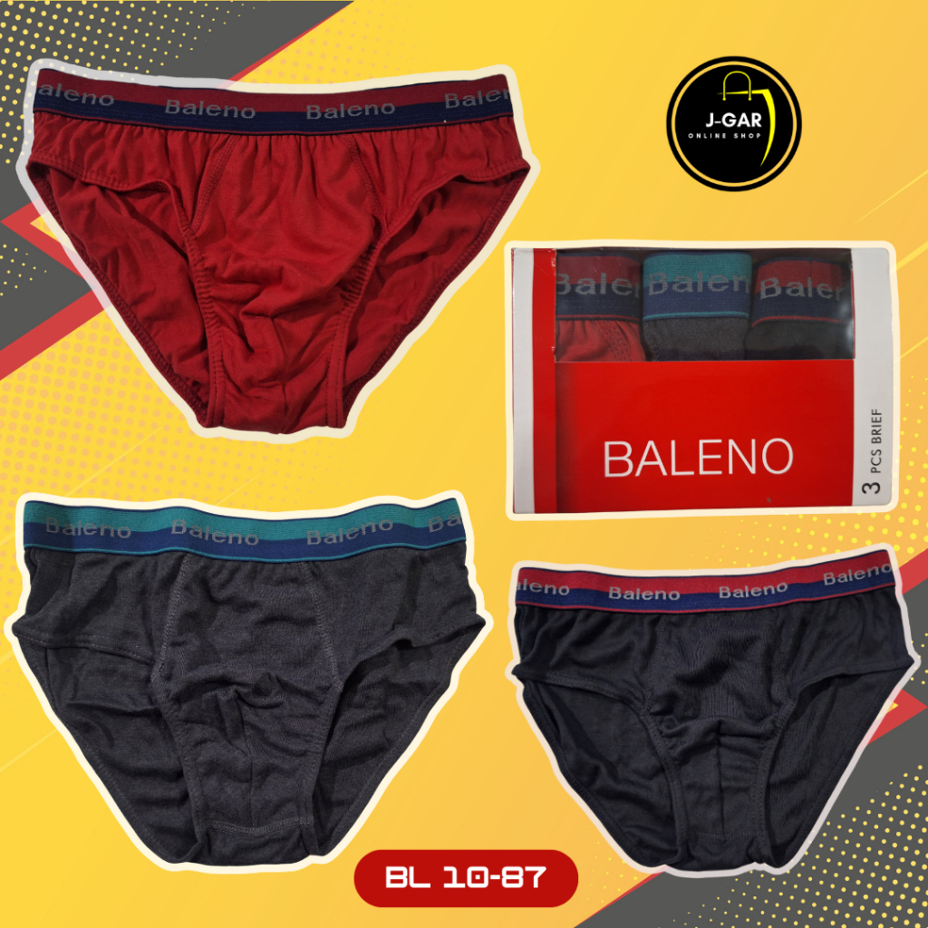 3-in-1 BALENO BRIEFS UNDERWEAR FOR TEENS AND MEN ( BL10-87 ) Outside ...
