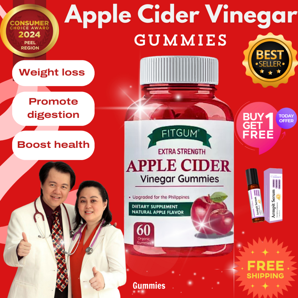 Original FITGUM Apple Cider Vinegar Gummies Original The Fun And Yummy ...