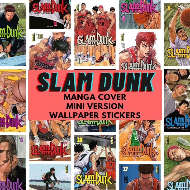 Slam Dunk Manga cover wall sticker | Shopee Philippines