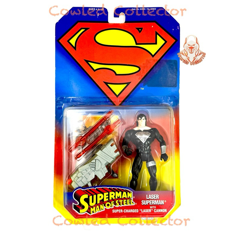 Vintage Kenner Superman Man of Steel Laser Superman with Super- Charged ...