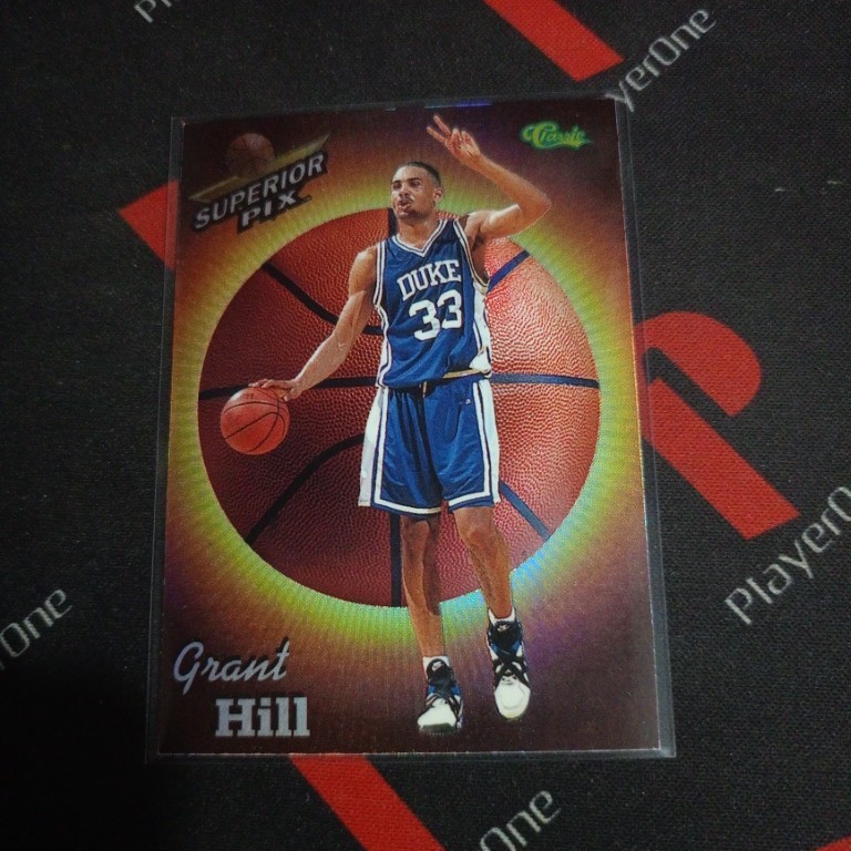 Grant Hill Classic Superior Pix Silver Foil NBA Rookie Card | RC | 1994 ...