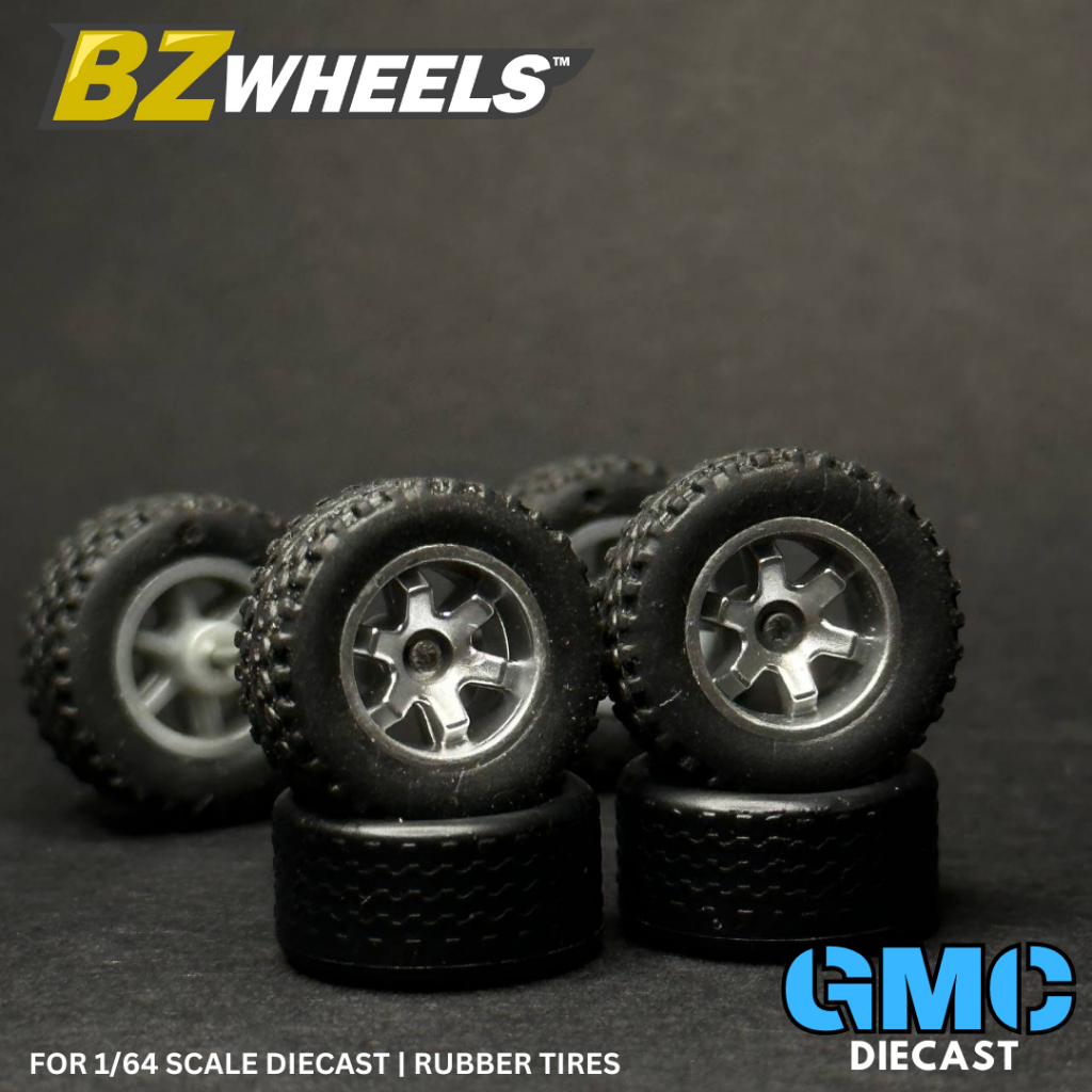 BZ WHEELS. 4X4 RUBBER TIRES (1/64 SCALE DIECAST ONLY) | Shopee Philippines
