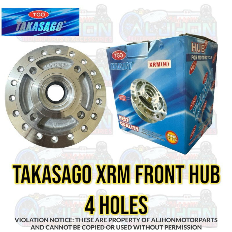 TAKASAGO XRM Front Hub 4 holes | Shopee Philippines