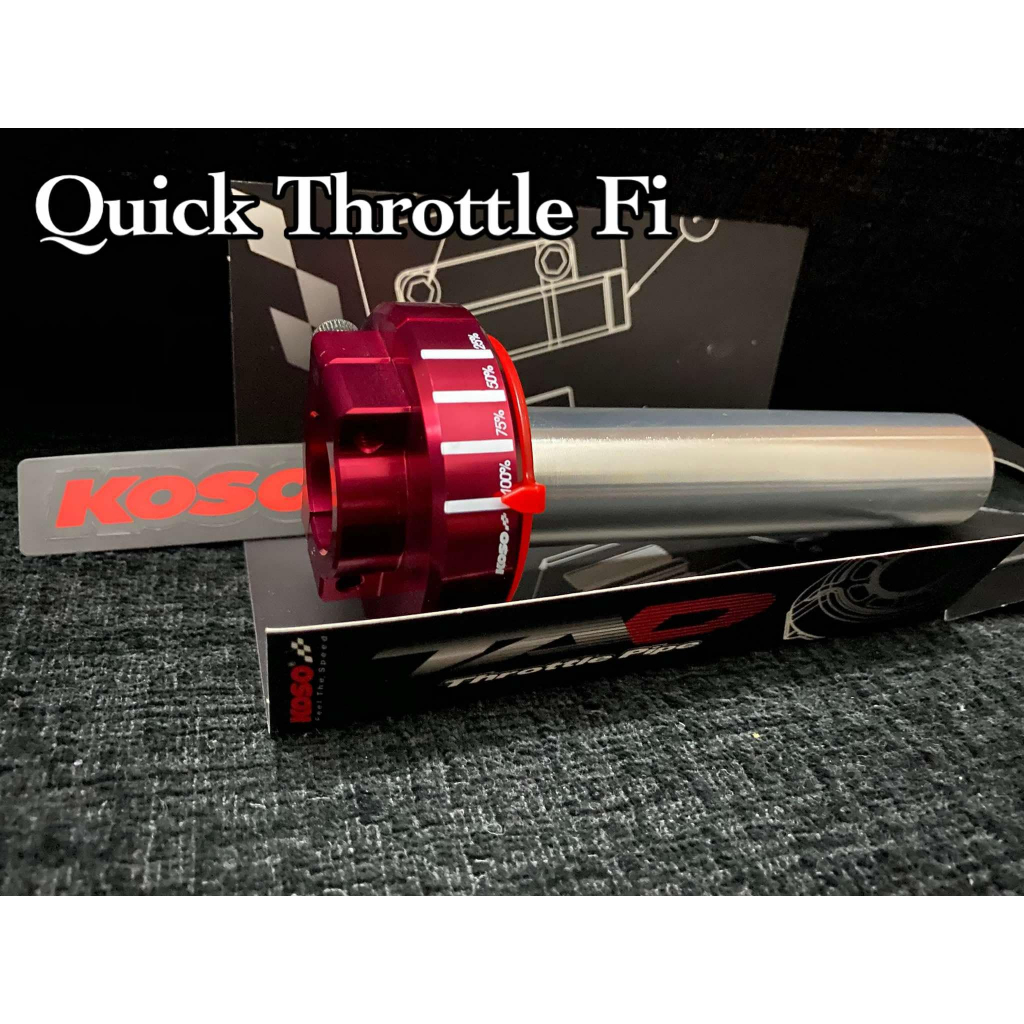 KOSO QUICK THROTTLE TWO WIRE FOR FI | Shopee Philippines