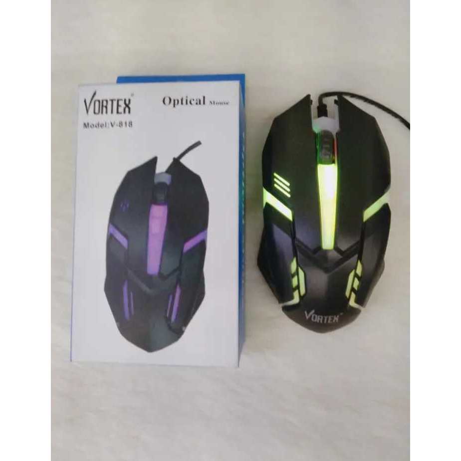 Vortex USB Optical Mouse V-818 with RGB Color - GF06014 | Shopee ...