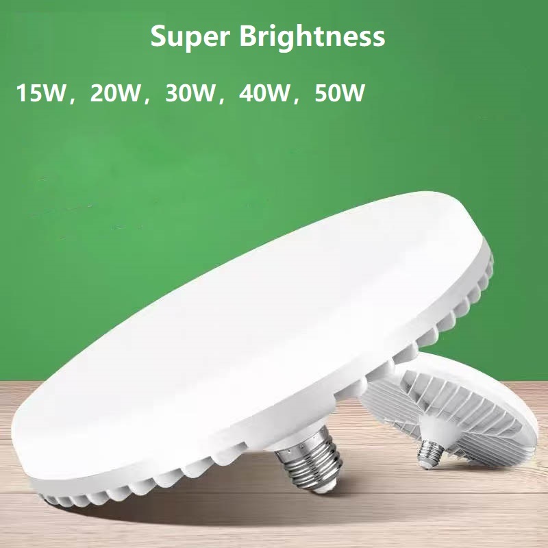 Flat Lamp LED Light Bulb UFO LED Light E27 Energy Saving 15W 20W 30W ...