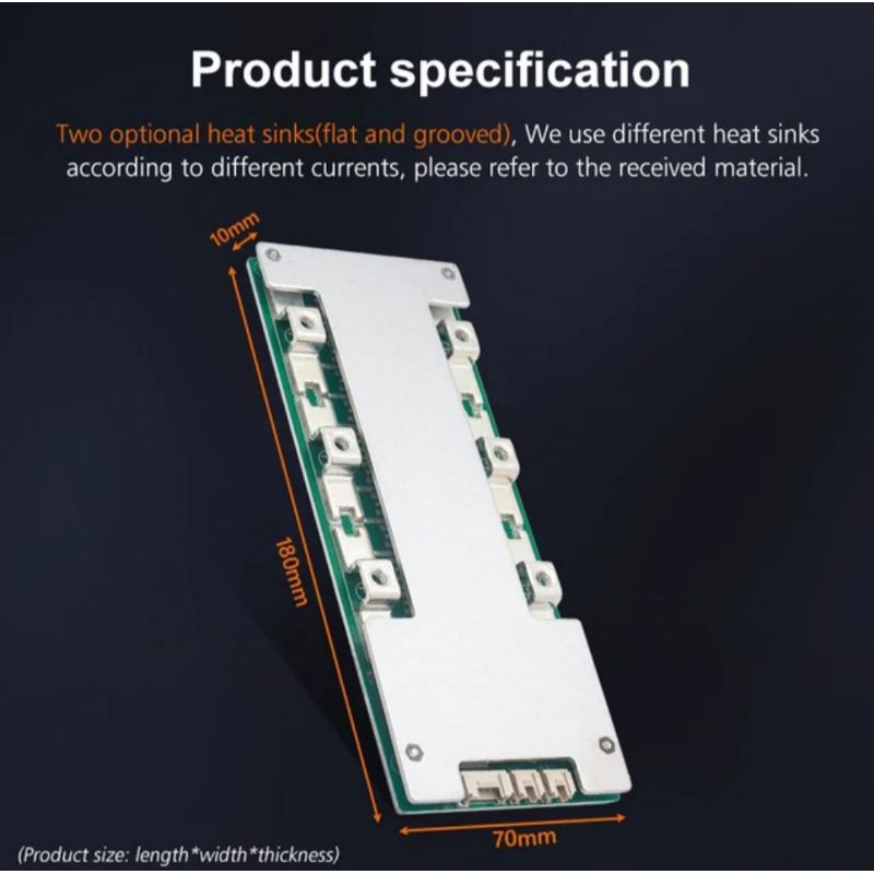 TDT bms 3.2V lifepo4 12v 4s 100A common port with balance Temperature ...