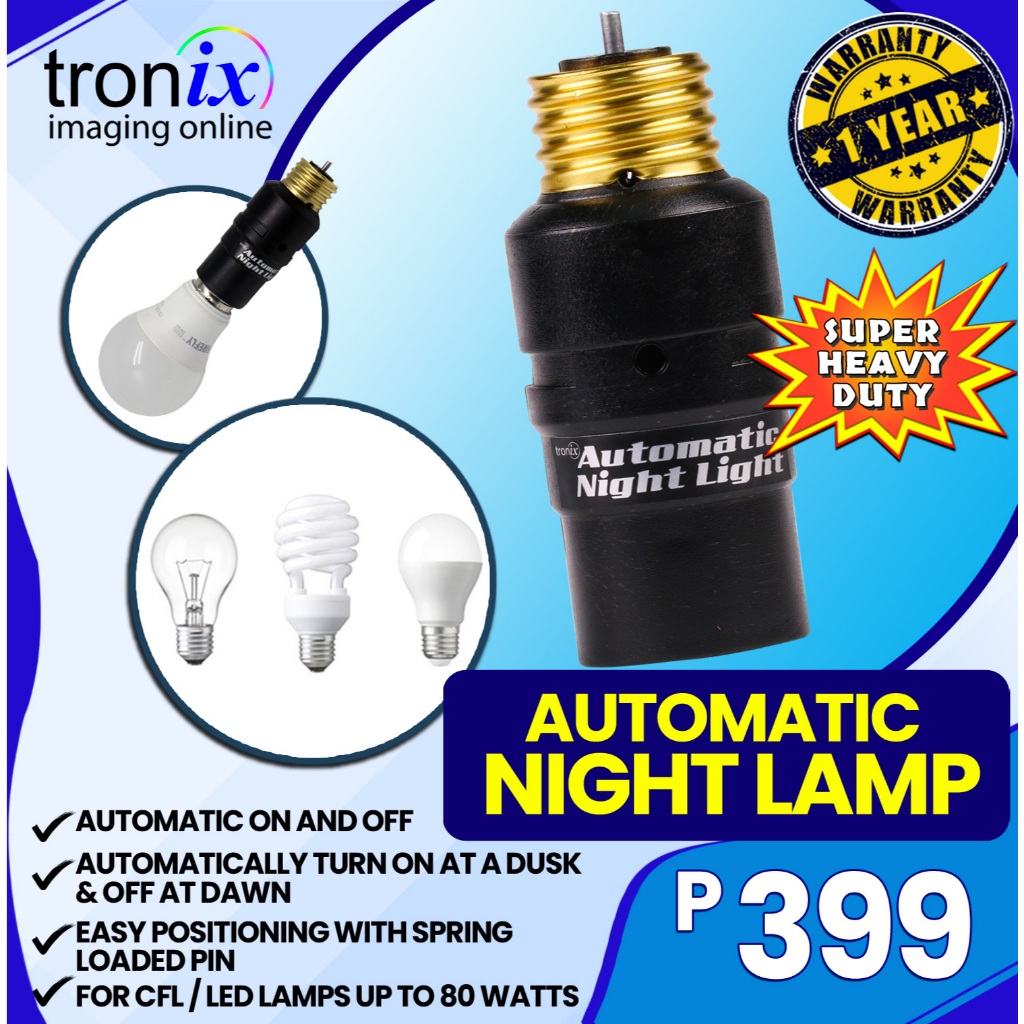 Tronix Imaging Energy Saver Automatic Night Light Super Heavy Duty ...