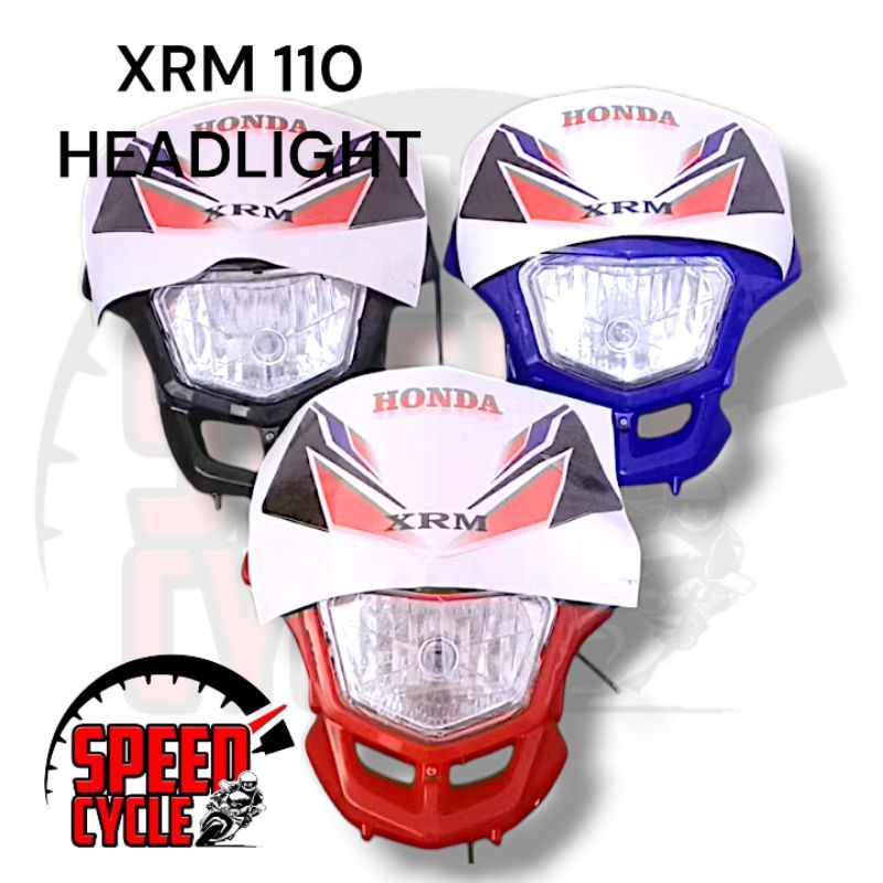 HONDA XRM 110 Headlight Assembly w/ Cowling | Shopee Philippines