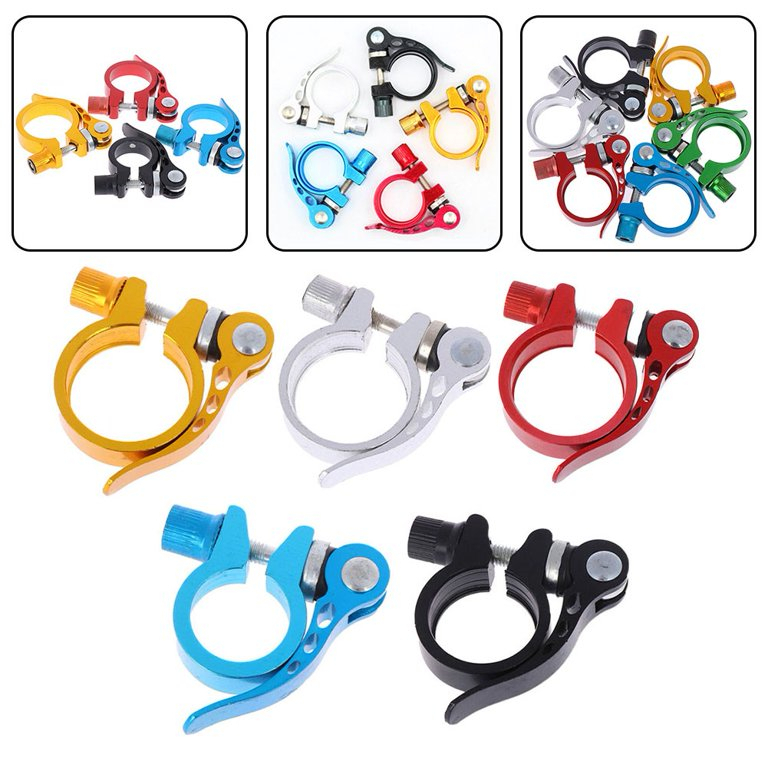 BIKESBIKE Quick Release Bike Bicycle Seat Post Tube Clip Bike Cycling ...