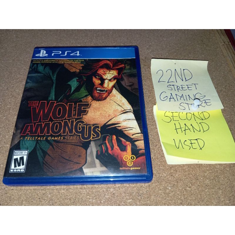 PS4 THE WOLF AMONG US A TELLTALE SERIES R1/US | Shopee Philippines
