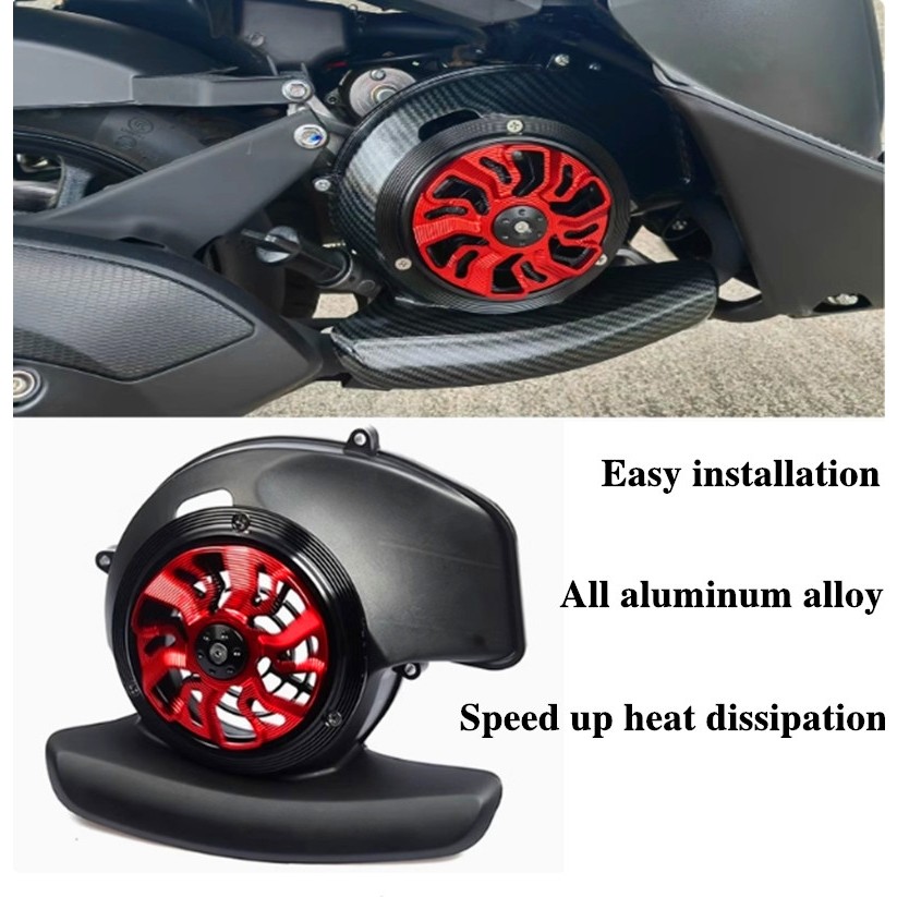 Scooter Accessories Engine Cover Fan Cover Protector Radiator Shroud ...