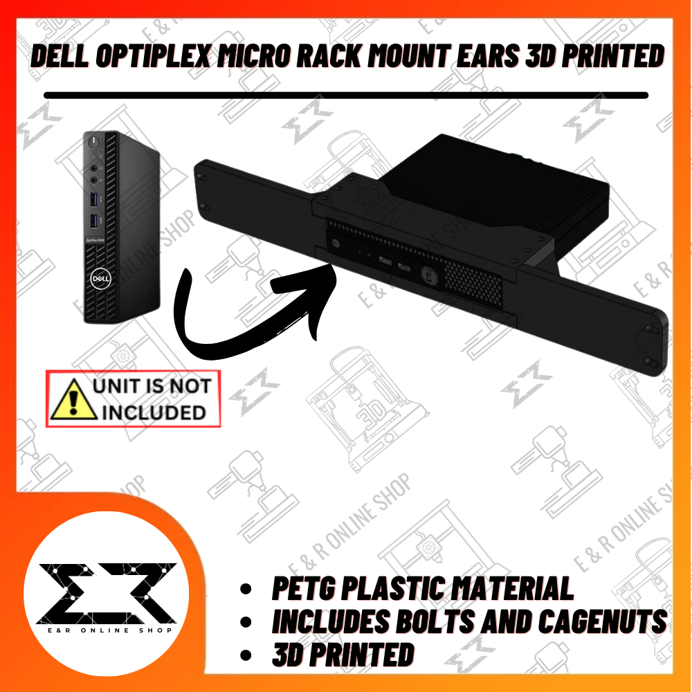 D3LL Optiplex Micro - Rack Mount Ears 3D Printed | Shopee Philippines