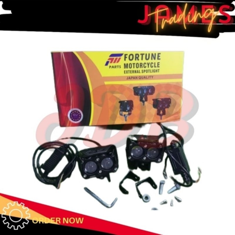 FORTUNE LED EXTERNAL SPOTLIGHT MINI DRIVING LIGHT QUADSHOT W/ BALLAST ...