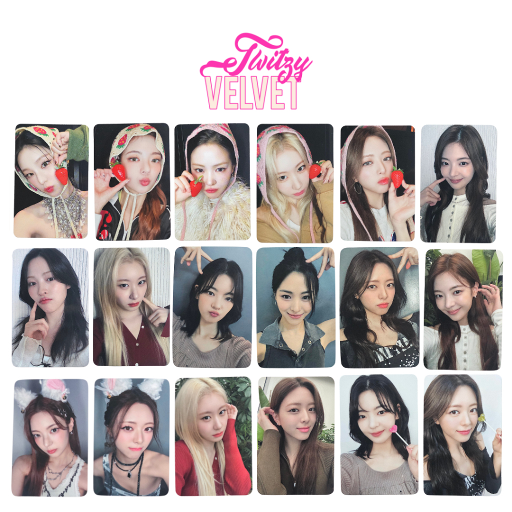 OFFICIAL Itzy Gold Site Preorder Benefit POB Photocards Yeji Lia Ryujin ...