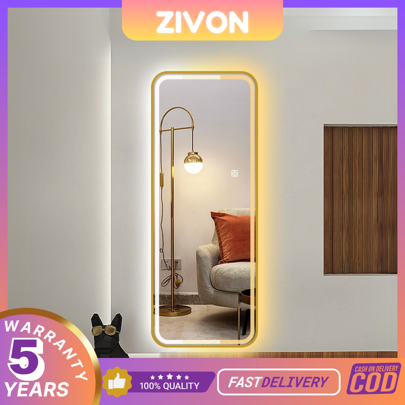 Full Body Mirror with 3Color Light Full Length Mirror With LED Light ...