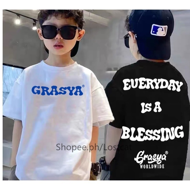 Grasya Worldwide Clothing Text Design T-Shirt _EVERYDAY IS A BLESSING ...