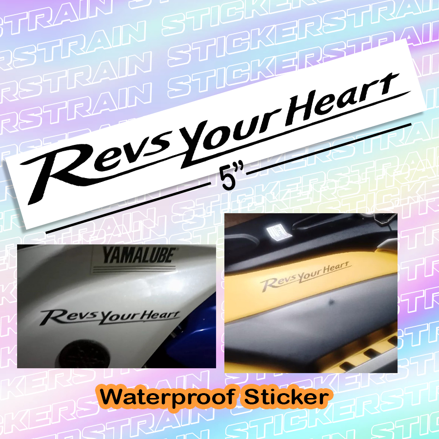 Revs Your Heart sticker Yamaha Sticker 5inch in length Motorcycle ...
