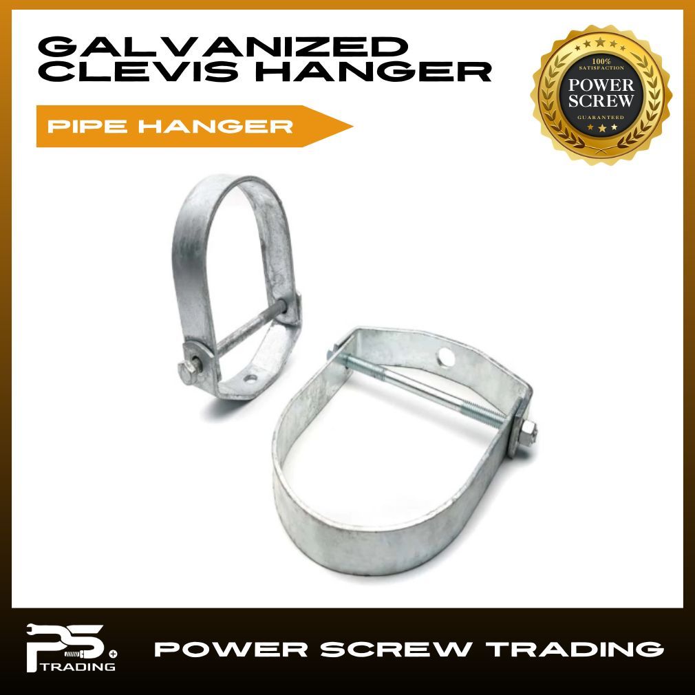 2", 2-1/2", 3" Galvanized Clevis Hanger Pipe Hanger Heavy Duty ...