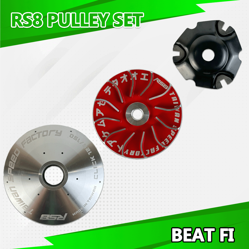 RS8 PULLEY SET BEAT Fi/MIO | Shopee Philippines