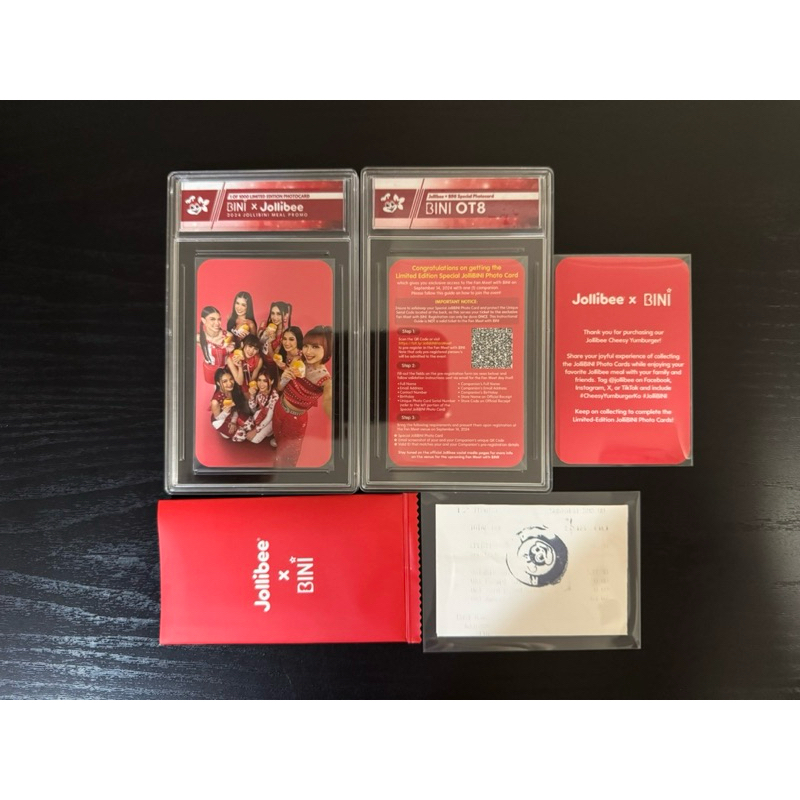 Jollibee X BINI JolliBINI OFFICIAL OT8 Group Photocard - LIMITED ...