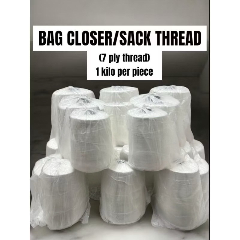 (5 pcs) 1kg Bag Closer Sack Thread / Sack Sealer Sewing Thread 7 ply ...