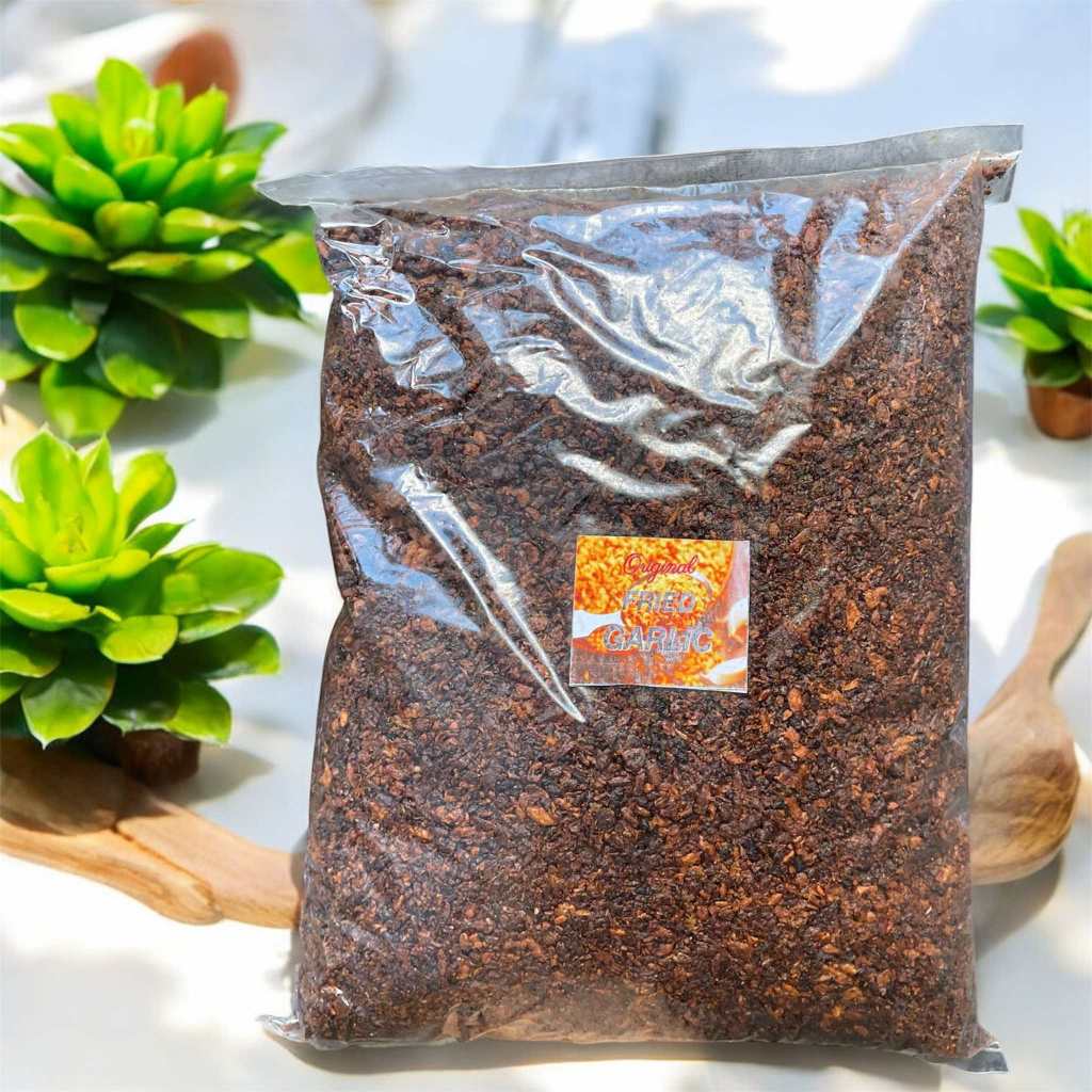 Original Fried Garlic Class C 1 Kilogram (good for lugaw,pares,mami ...