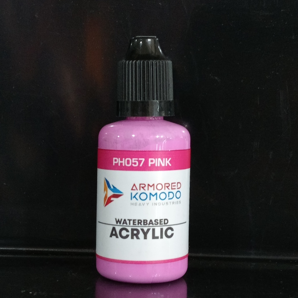 Armored Komodo Heavy Industries PH057 Pink 30 ml Waterbased Acrylics Paint Basic Solid Color ...