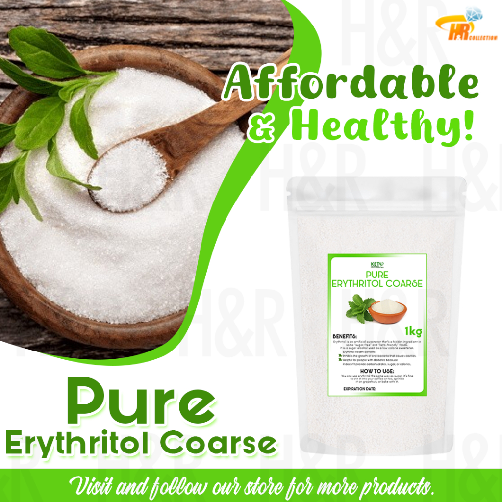 COARSE PURE ERYTHRITOL — Sweetener, Sugar Substitute | Shopee Philippines