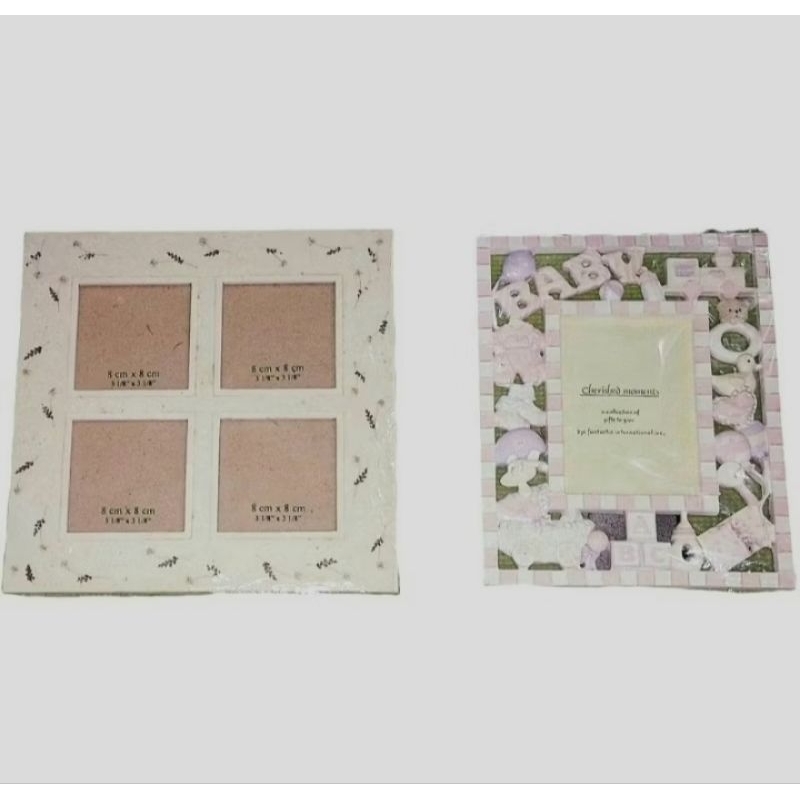 2-pc. Table-top Photo frame 1-Hanging Photo Frame + PLUS 1-Mini CERAMIC ...