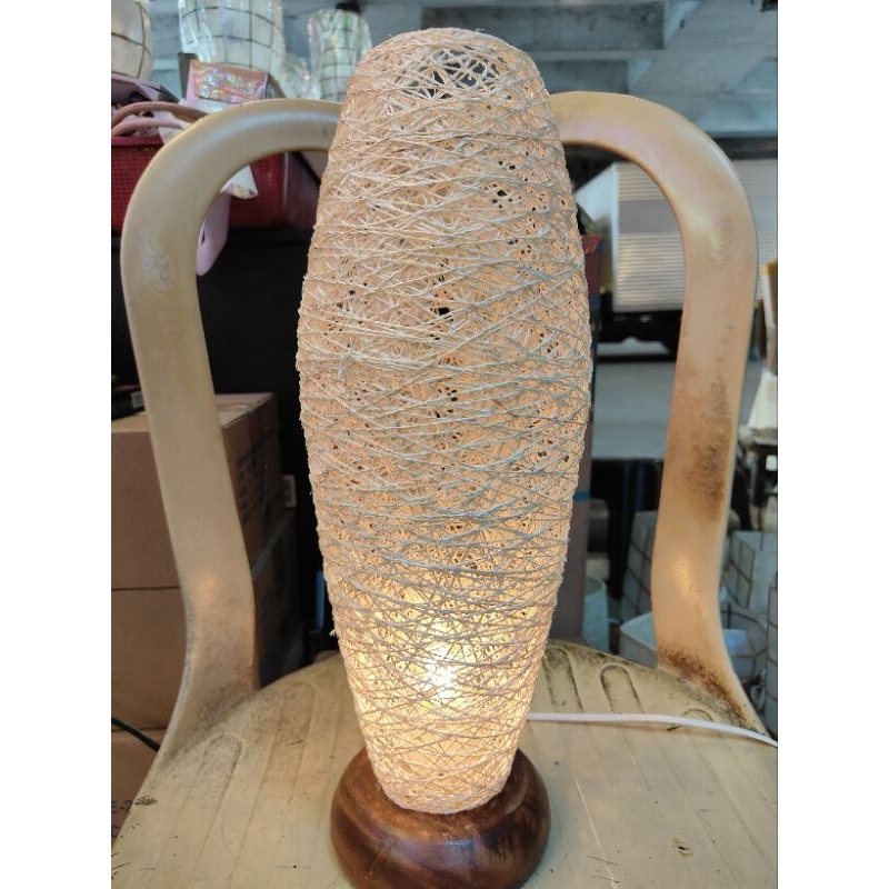 abaca cocoon large table lampshade | Shopee Philippines