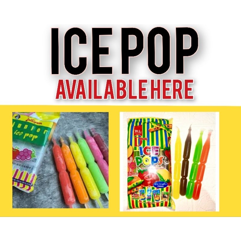 Ice Candy Ice Pop Available Signage A4 Laminated | Shopee Philippines
