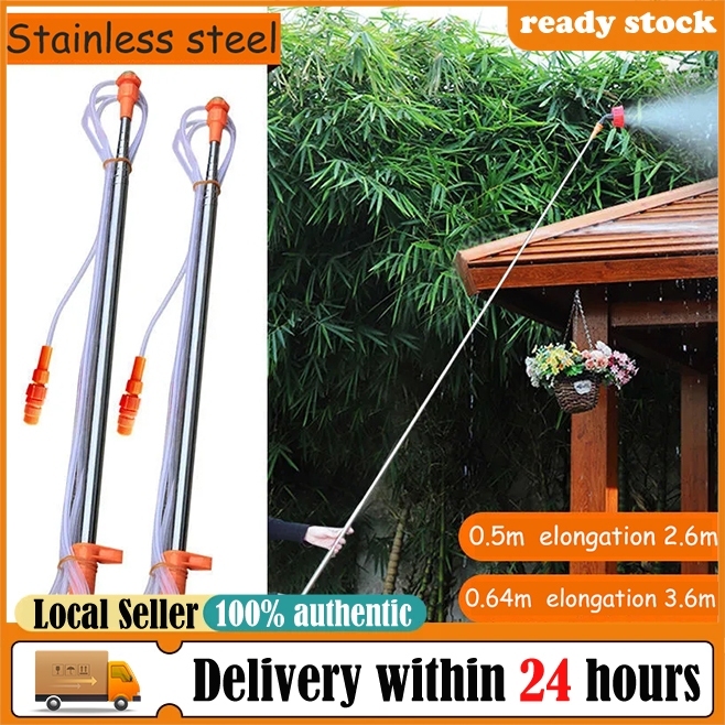 4.1m Retractable Spraying Rod Stainless Steel Pesticide Spray Sprayer ...