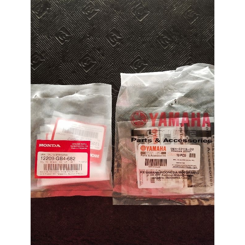 VALVE SEAL for Honda XRM/WAVE and Yamaha Mio Genuine | Shopee Philippines