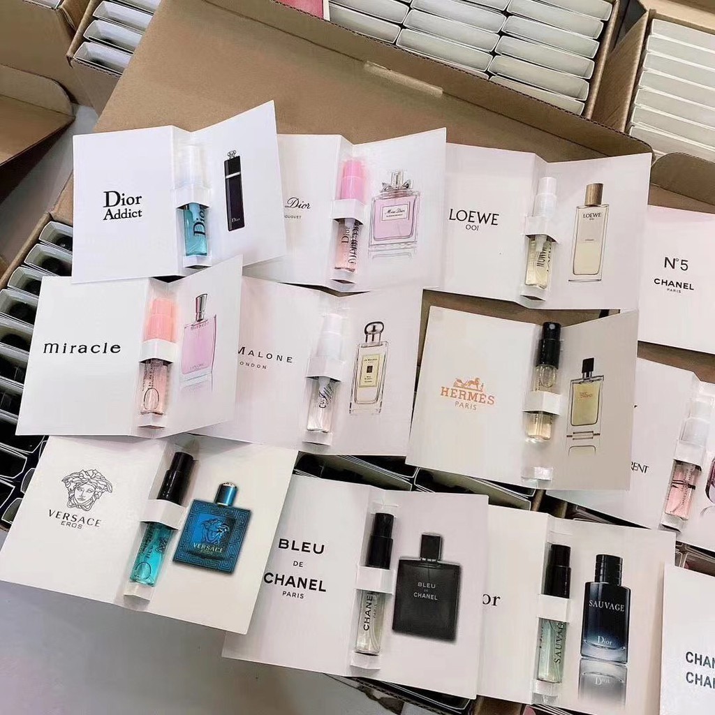 Women's Fragrance Men's Fragrance Tester Travel Size 2ml | Shopee ...