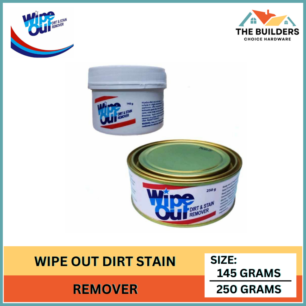 WIPE OUT DIRT & STAIN REMOVER 145G/250G | Shopee Philippines