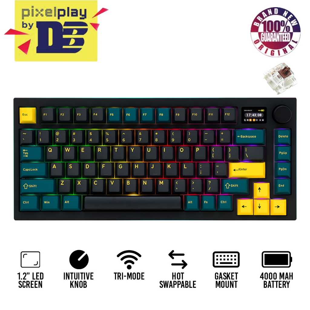 Barocco Mistel MD750 Delight Tri-Mode RGB Hot-Swappable Mechanical ...