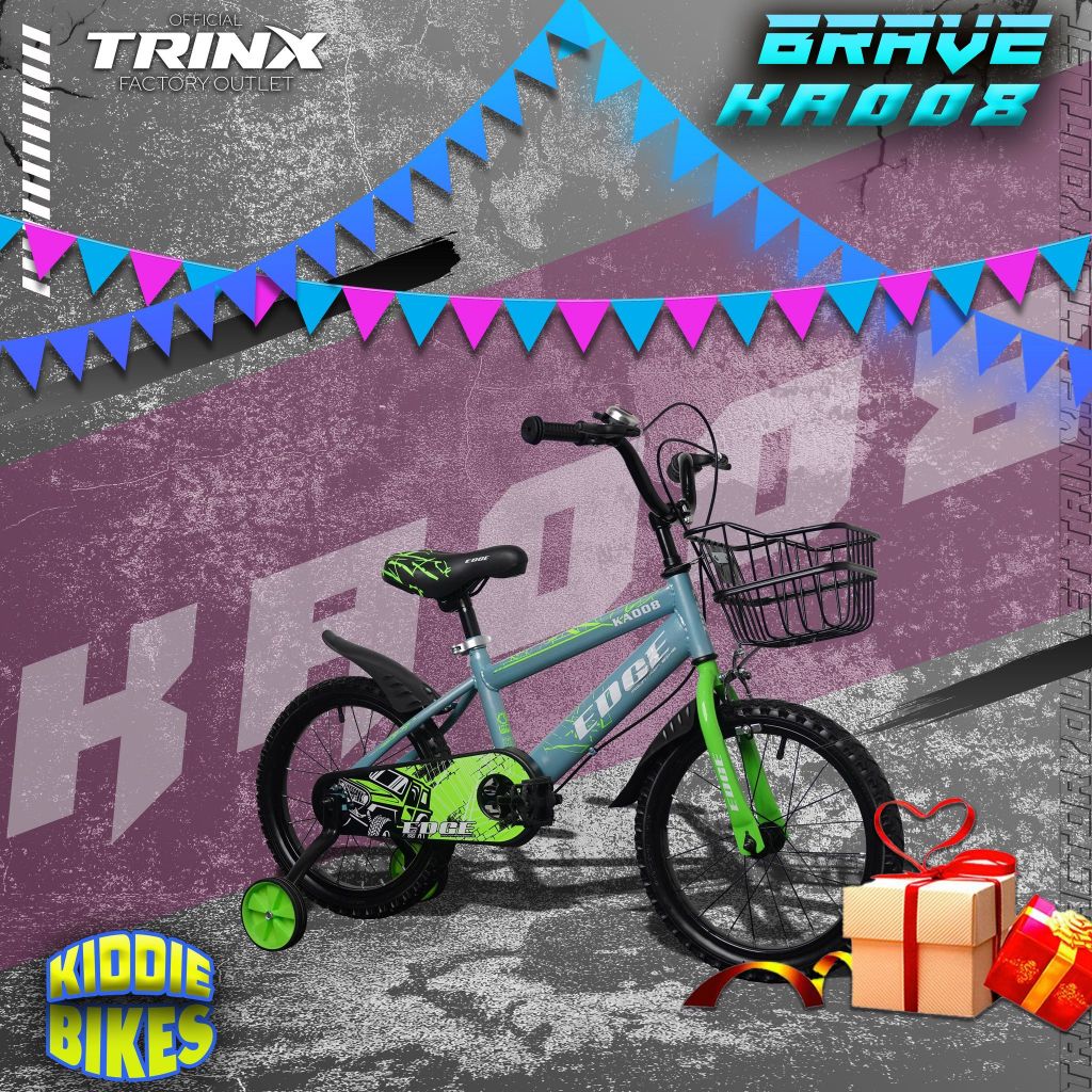 Edge KA008 16" 1s Kiddie Bike | Shopee Philippines
