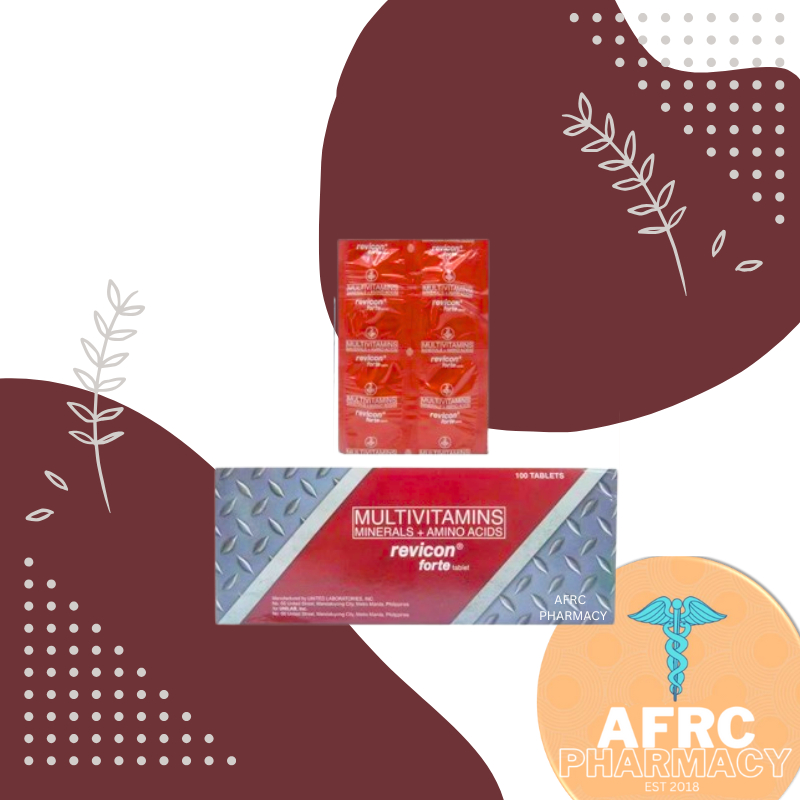Revicon Forte Multivitamins Plus Minerals Tablet 100s | Shopee Philippines