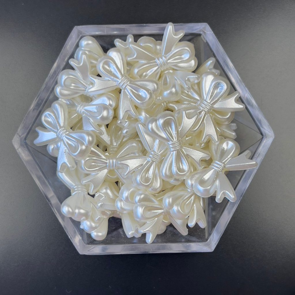 10 Pcs Ribbon Bead 10x20mm Pearl Big size DIY Beads Art and Crafts ...